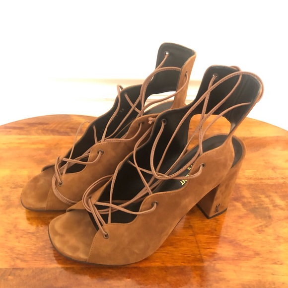 Yves Saint Laurent | Shoes | Ysl Gladiator Block Heel | Poshmark